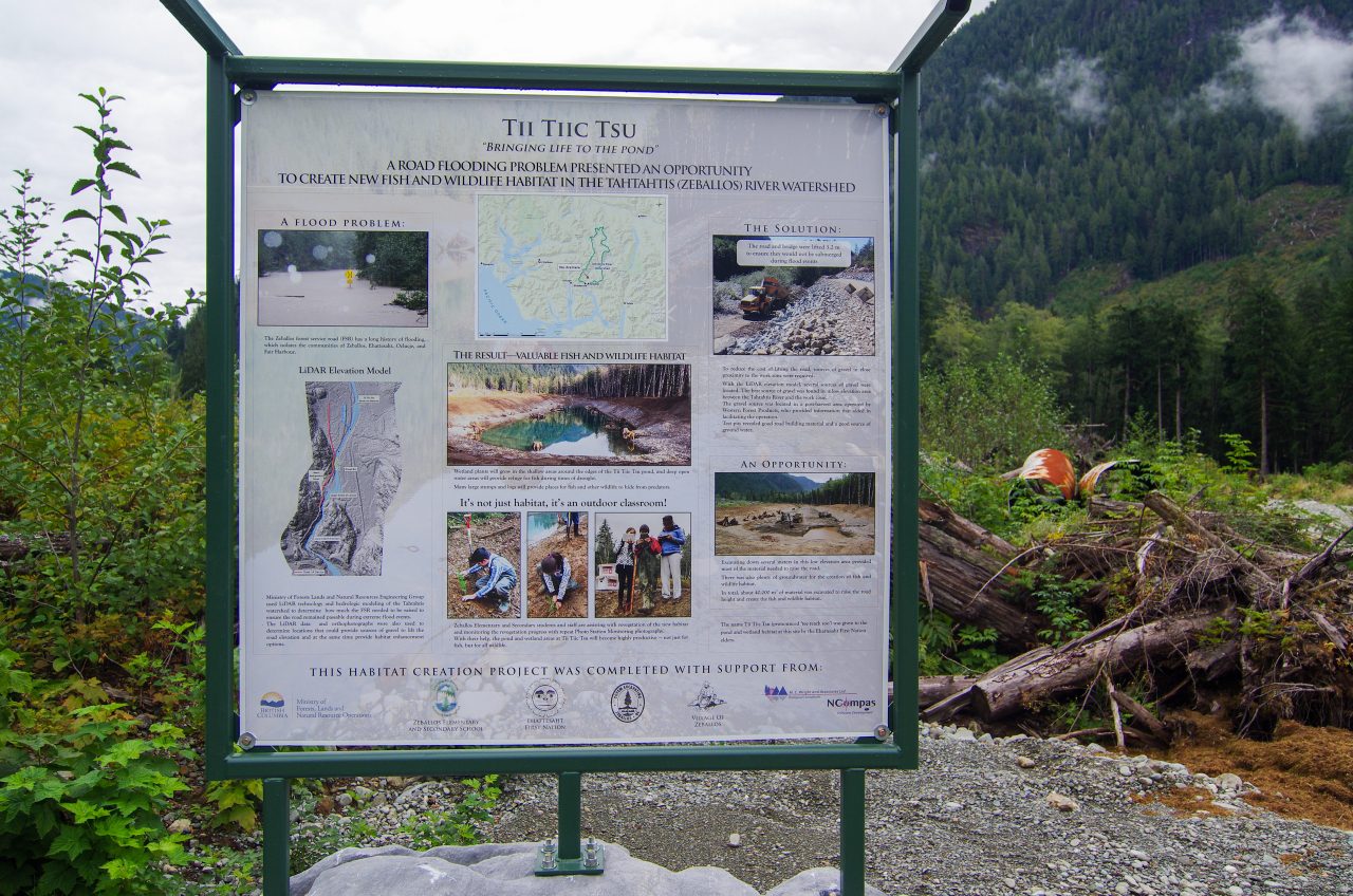 FRESHWATER HABITAT CREATION AND EDUCATION – ZEBALLOS SCHOOL – M.C ...